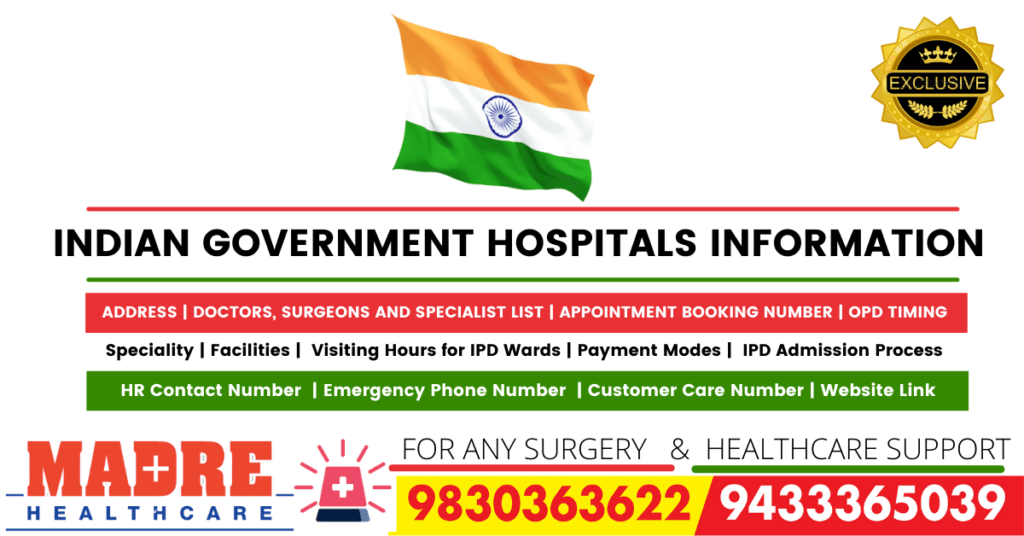 Indian Central & State Government Hospitals List and Contact Number ...
