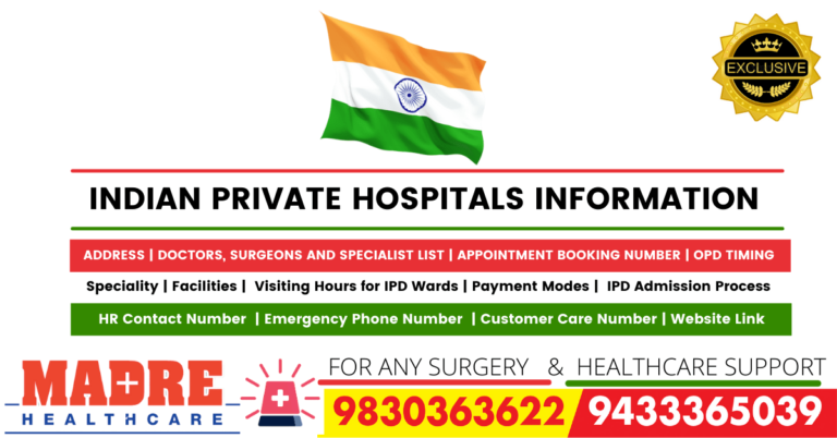 All Indian Private Hospitals Informations With Doctor List and Contact ...